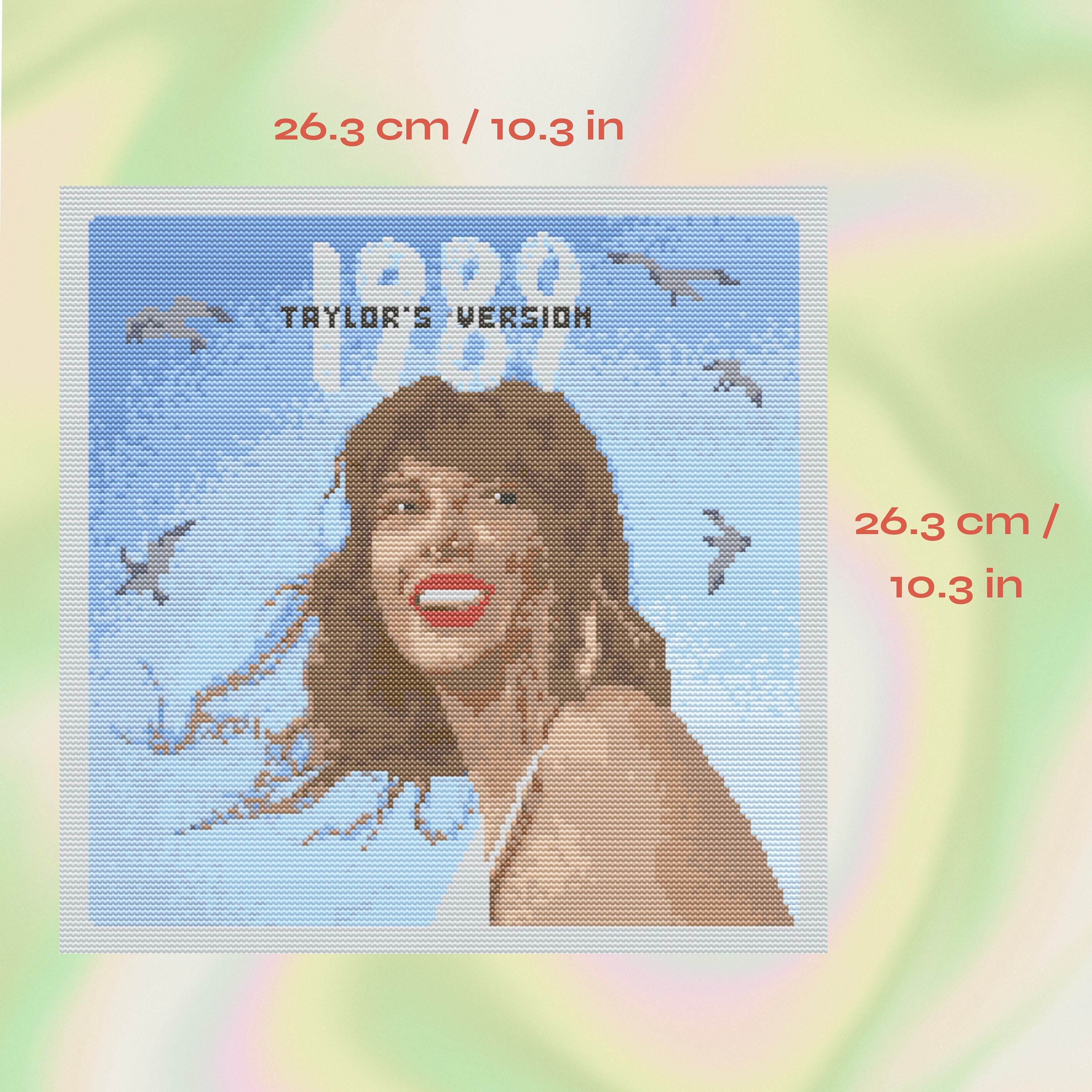 Taylor Swift 1989 Taylor's Version Album Cover Cross - Etsy