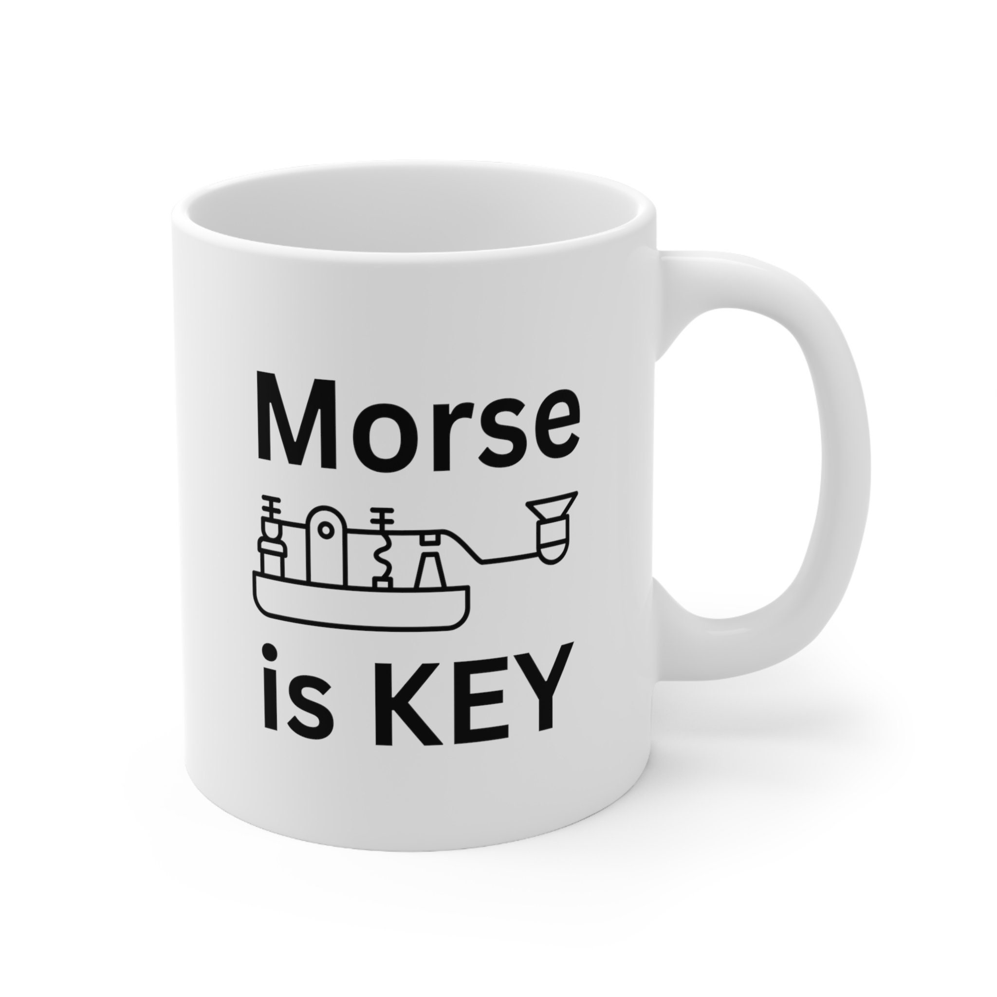 Ham Radio Ham Gift Morse is KEY Coffee Mug Morse Gift for Radio Ham Present for Radio Amateur - Etsy