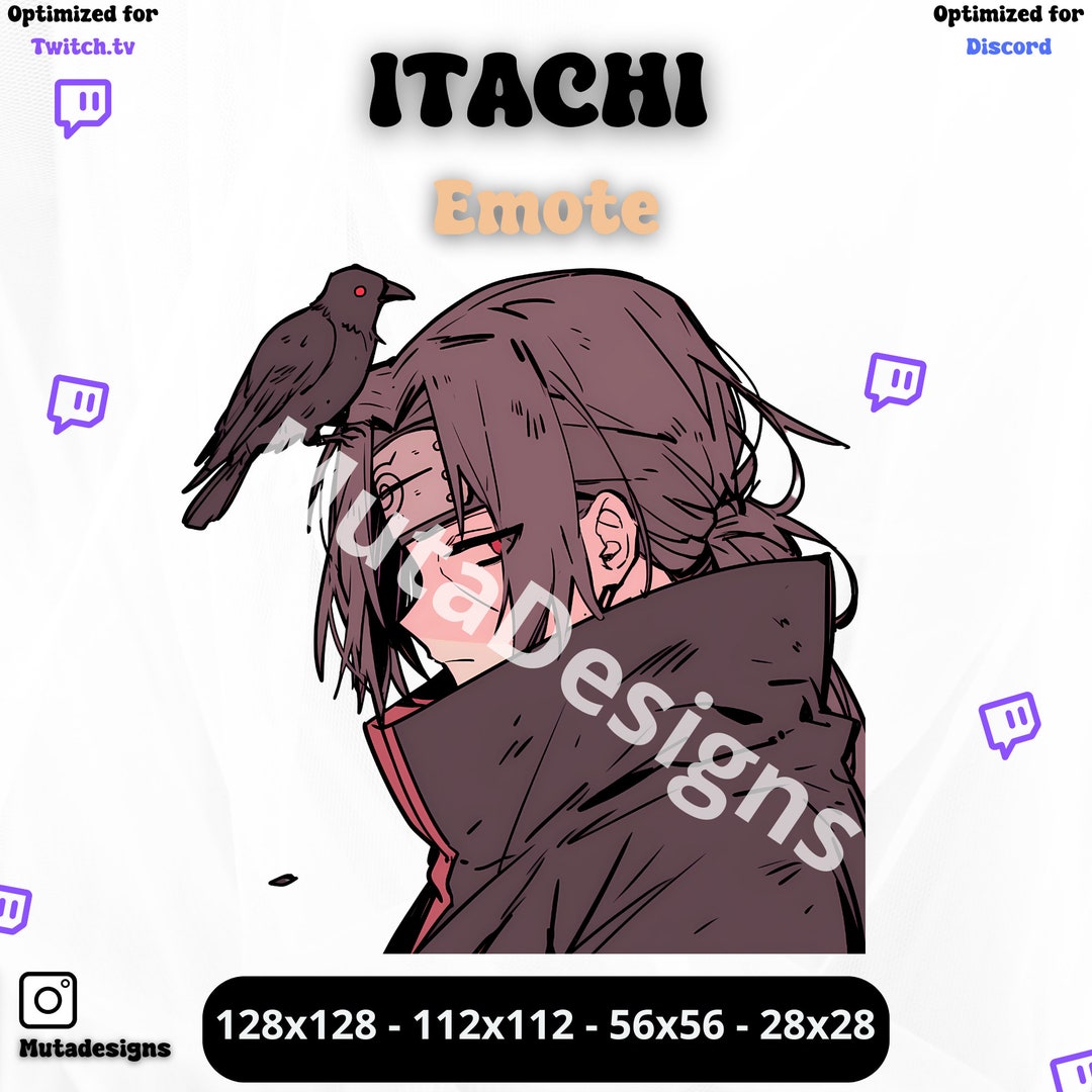 Emote Itachi for Twitch & Discord - Etsy