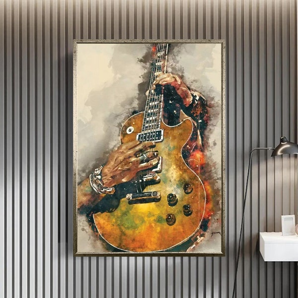 Abstract Guitar Art - Etsy