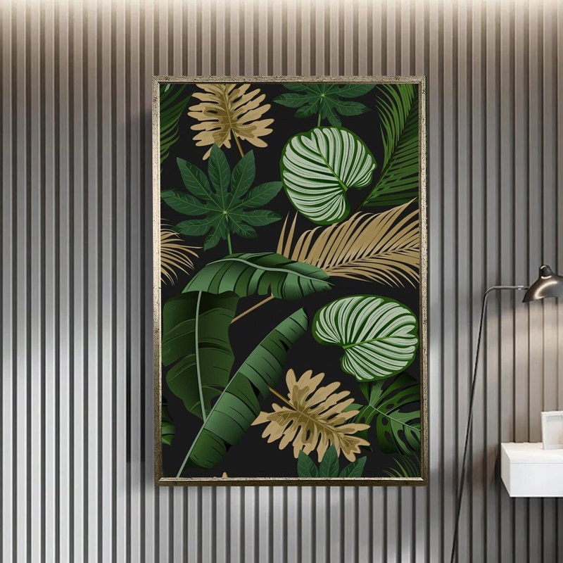 Botanical Canvas - Etsy