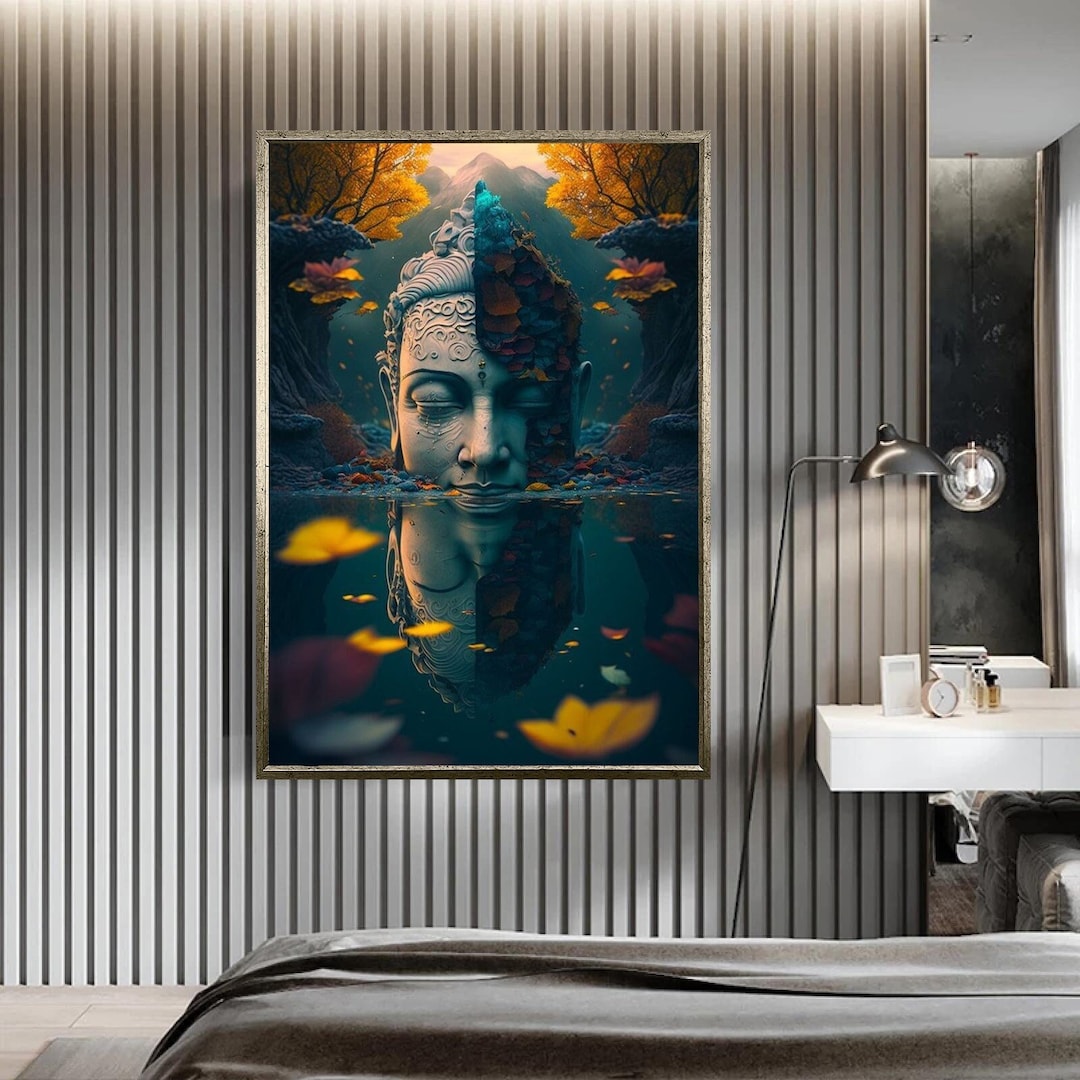 Buddha Canvas, Print, Wall Art Canvas Design, Asian Wal Art, Buddha ...