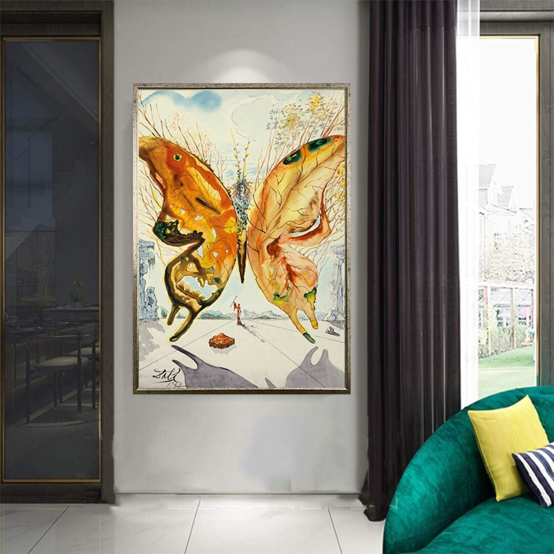 Salvador Dali Butterfly Surrealism Butterfly Art Butterfly Exhibition ...