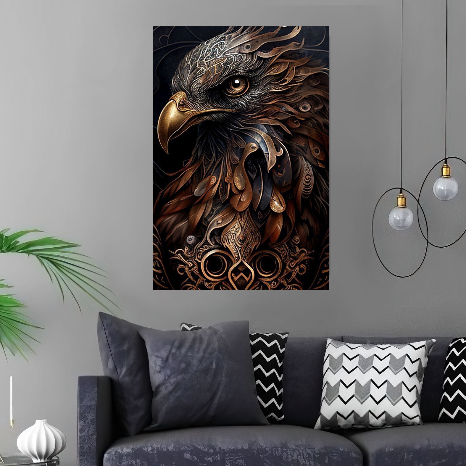 Royal Guard Eagle Wall Art Eagle Wall Art Eagle Print Eagle - Etsy