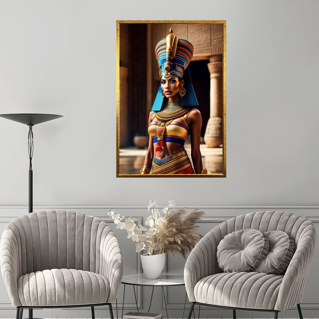 African Woman Wall Art ,african Woman Canvas Print,african American Home Decor ,african Wall ...