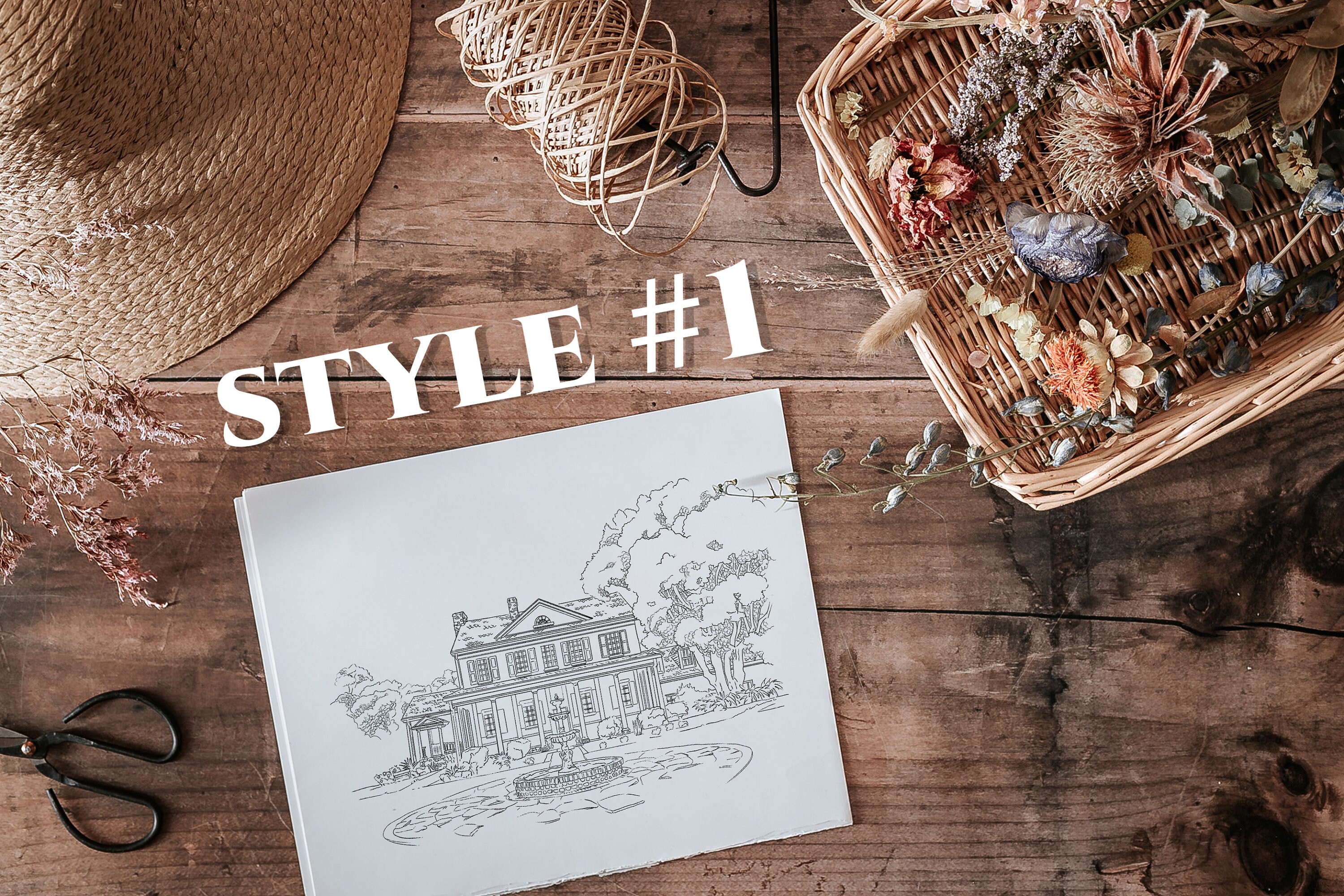Custom Airbnb House Drawing, Airbnb House Portrait, Hand Drawn House ...