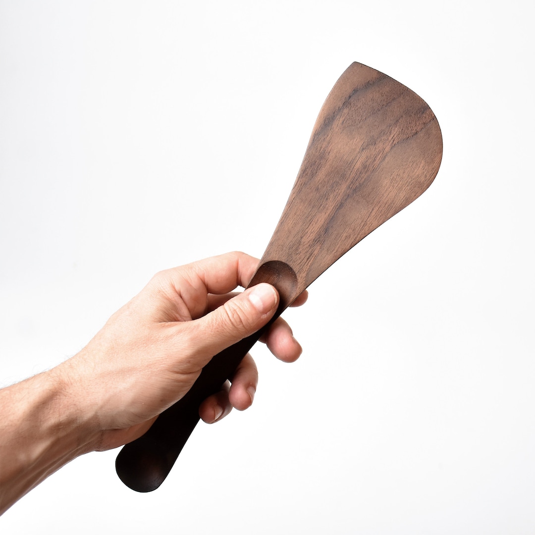 Carved Wooden Spatula - Walnut or Ash - Etsy
