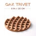 Oak Trivet - Practical Sculptural Whimsy™ - Etsy
