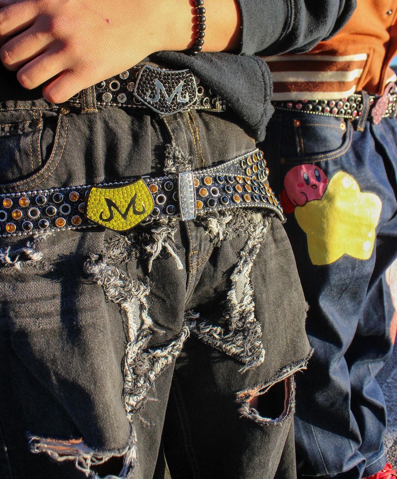 Dragon Ball Z Belt, DBZ Rhinestone Belt, Majin Buu Cosplay, Majin Buu ...