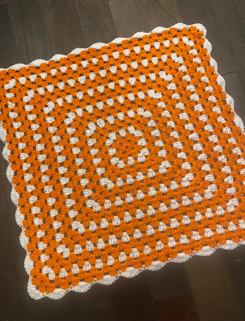 Fall Crocheted Baby Blanket - Etsy