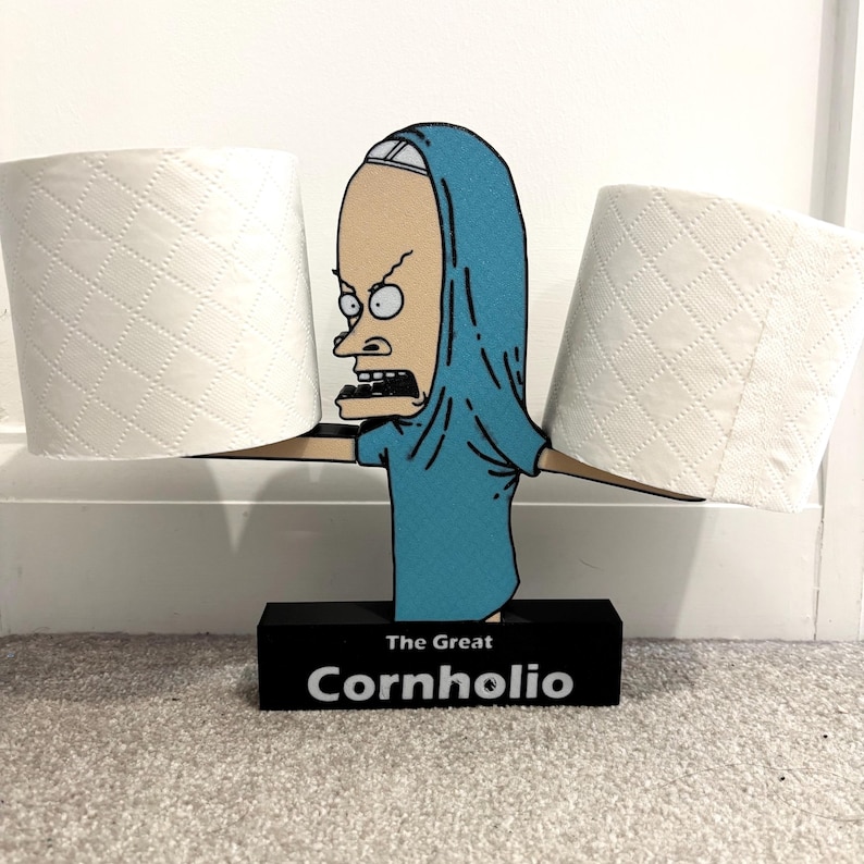 Beavis & Butt-head the Great Cornholio TP Toilet Roll Holder - Etsy