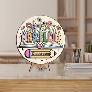 Custom Teacher Welcome Back to School Gift, Personalized 3D Teacher ...