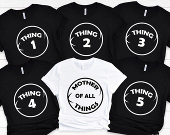 Customizable Thing Shirts, Thing Shirts, Thing Numbers, Thing 1,2,3,4,5 ...