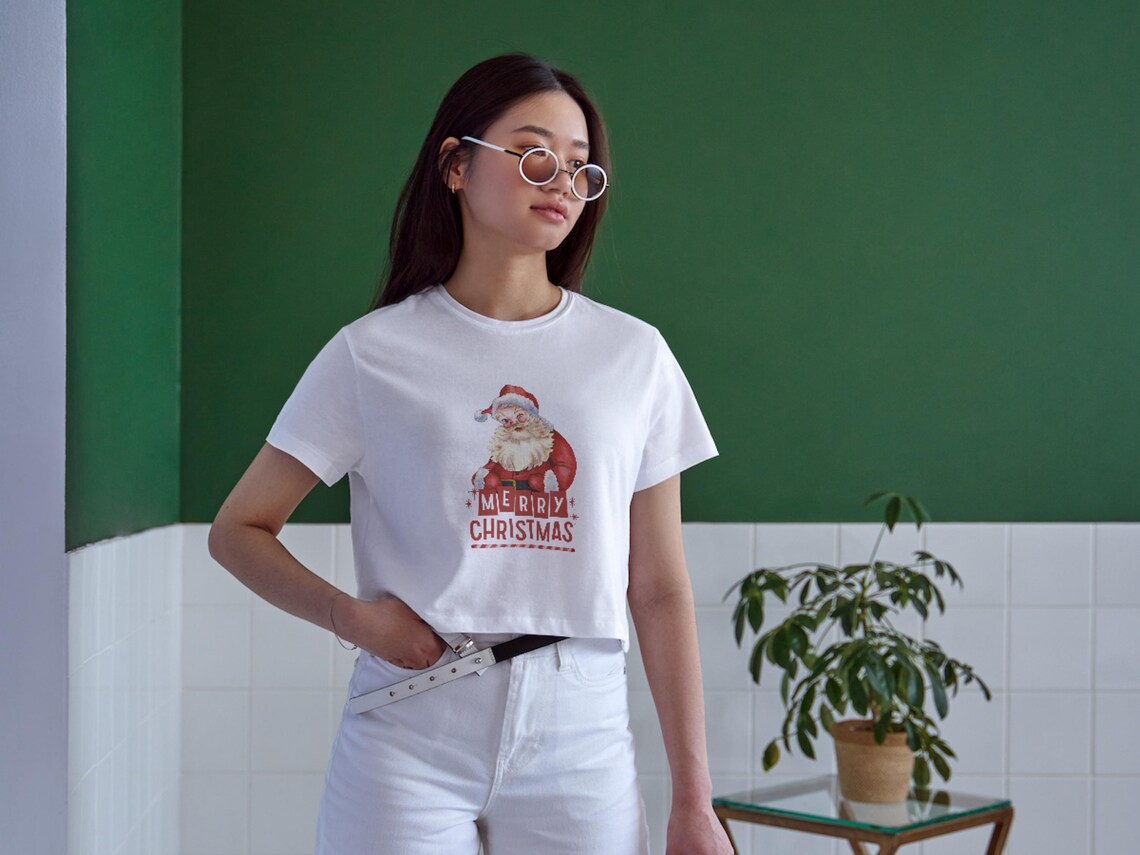 Vintage Digital Clipart Red Santa Claus 23 Christmas - Etsy