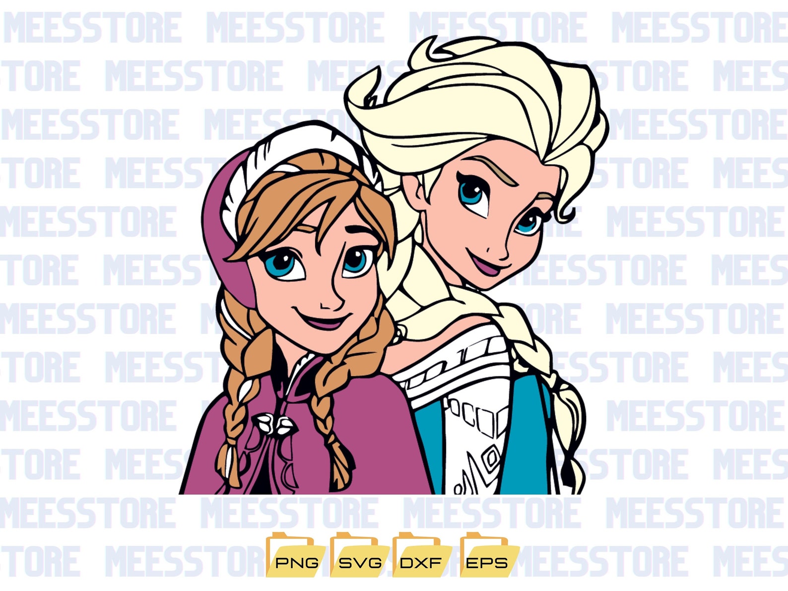 Frozen Outline, Frozen Clipart, Frozen Silhouette, Elsa Svg, Anna Svg ...