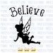 Tink Svg,princess Svg,believe Svg,tinkerbell Svg Bundle, Believe Svg ...