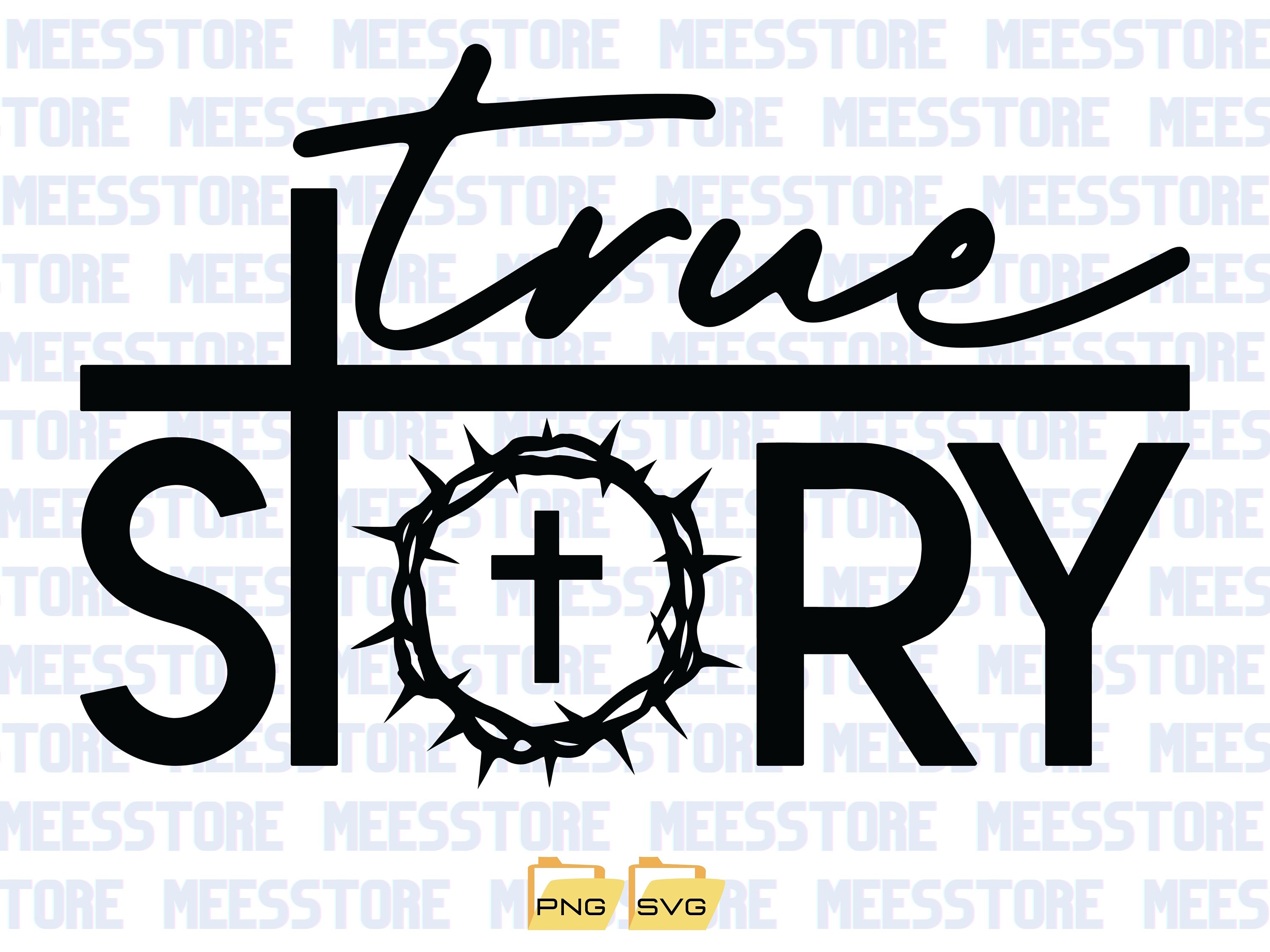 True Story SVG PNG, Nativity Scene Svg, True Story Nativity Svg, Jesus ...