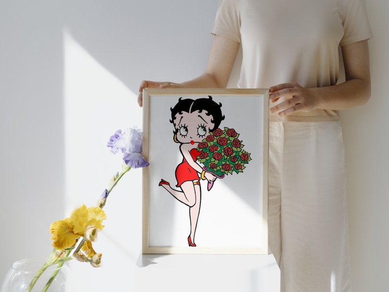 Betty Boop SVG Bundle,betty Boop Layered,svg, Easy Cut,tshirt Print ...