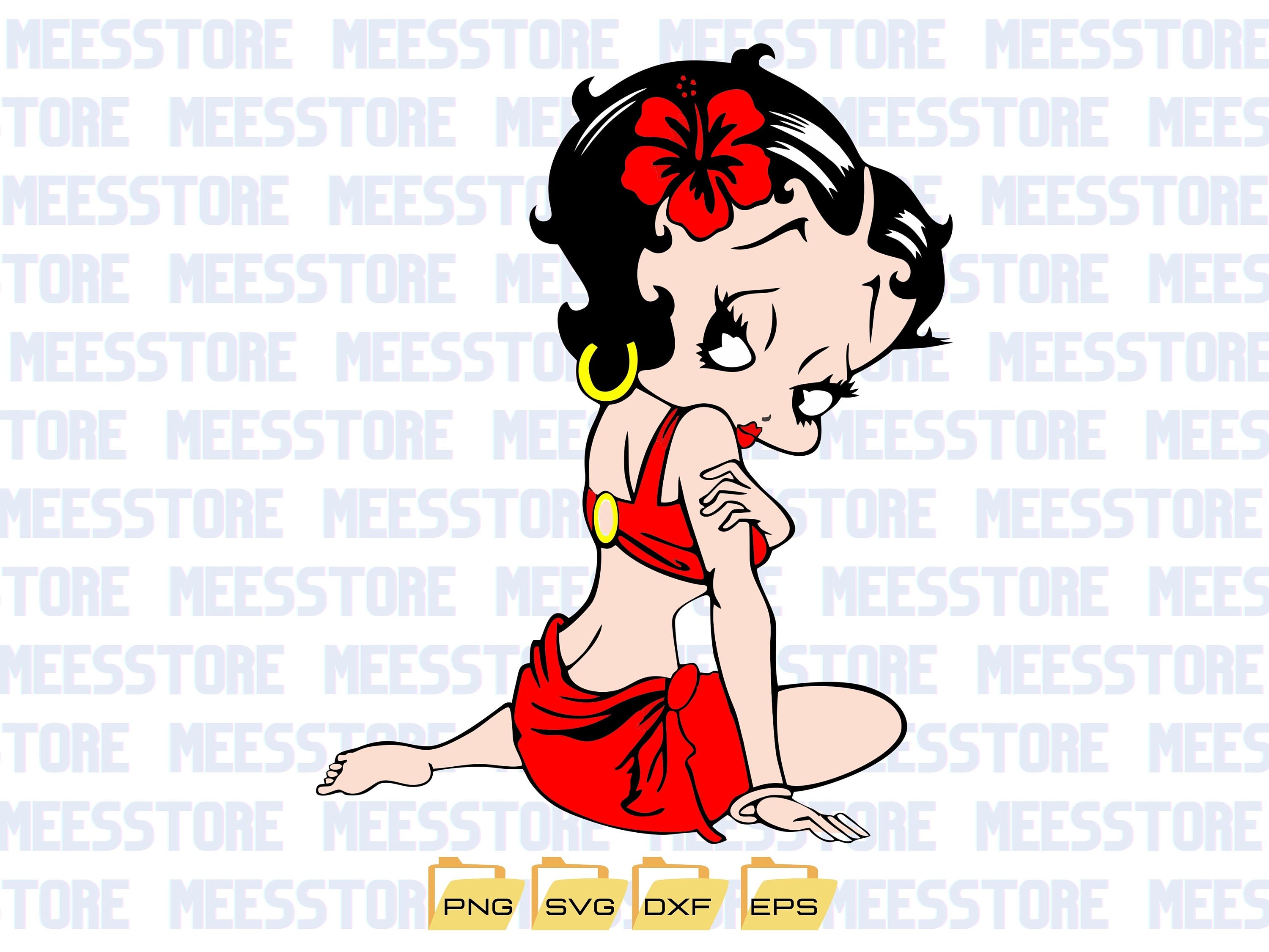 Betty Boop Svg,betty Boop,svg, Easy Cut,tshirt Print Betty Boop Png ...