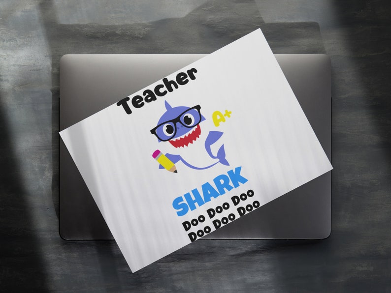 Teacher Shark SVG / Cut File / Cricut / Commercial Use / Silhouette ...