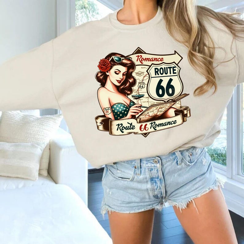 Route 66 Adventure Png, Road Trip Png, Vintage Travel Png, Retro Design ...