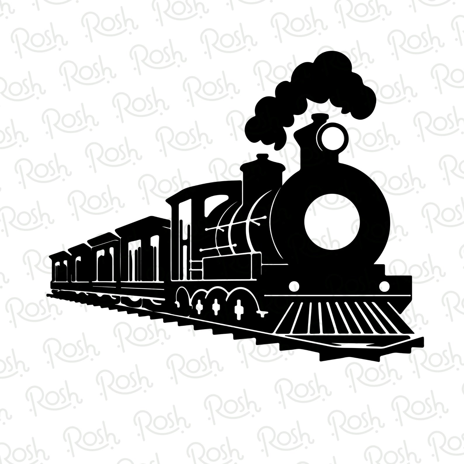 The North Pole Express Train Silhouette SVG Set, North Pole Express ...