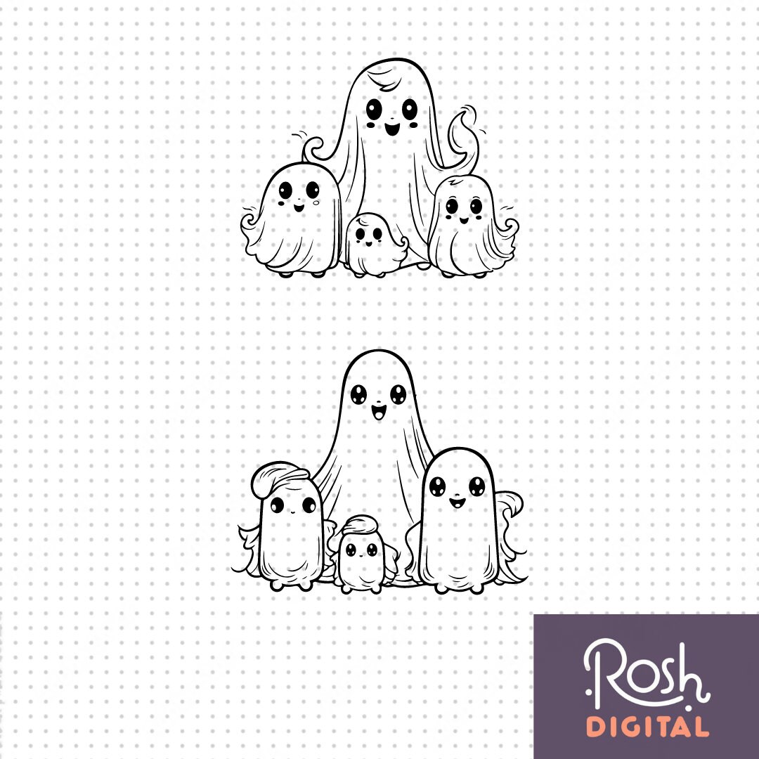 Ghosts SVG, Halloween SVG, Halloween Decors SVG, Halloween Ghost Svg ...