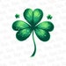 Watercolor Shamrock PNG, St. Patrick's Day PNG, Shamrock PNG, Lucky ...