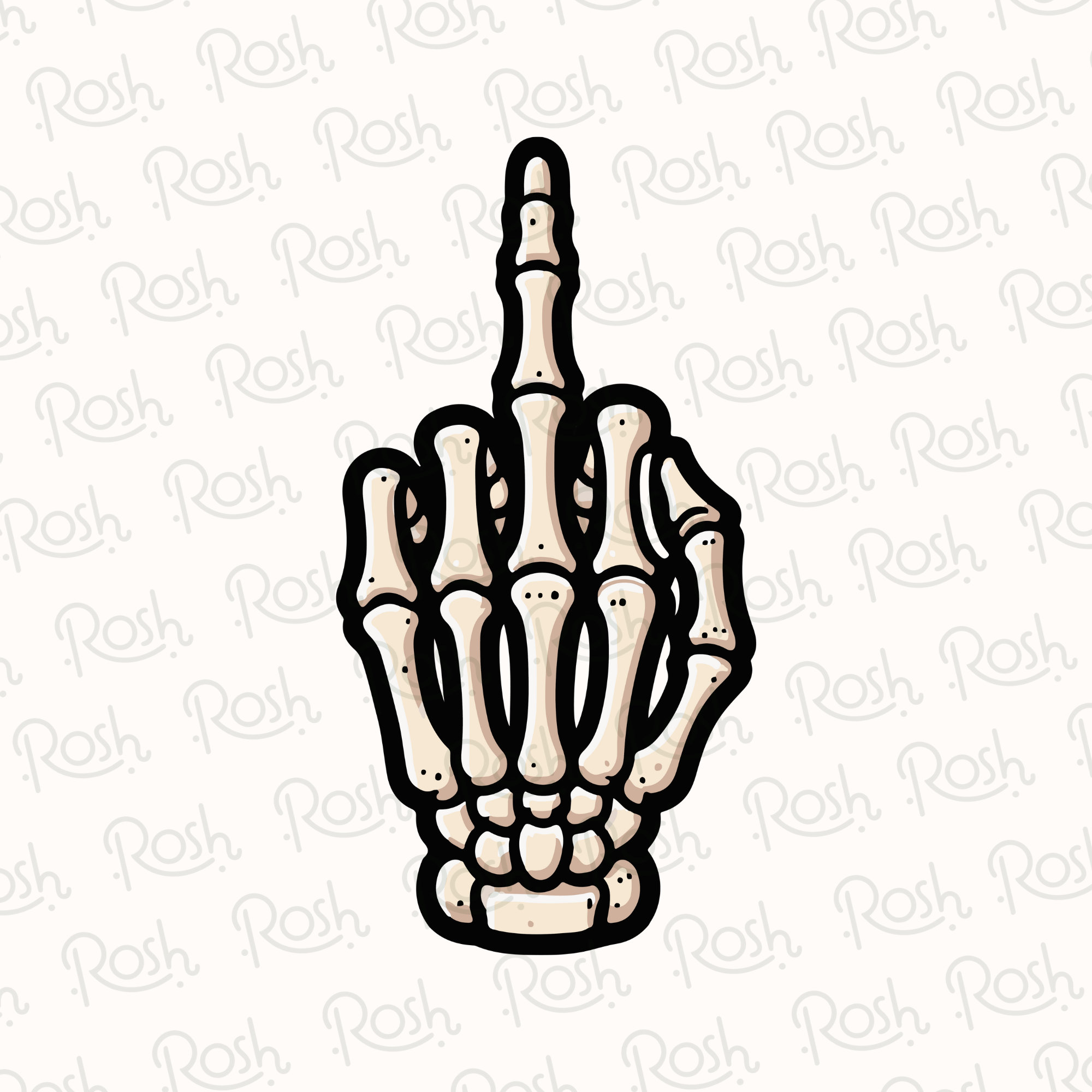 Skeleton Middle Finger Png Skeleton Clipart Instant Download