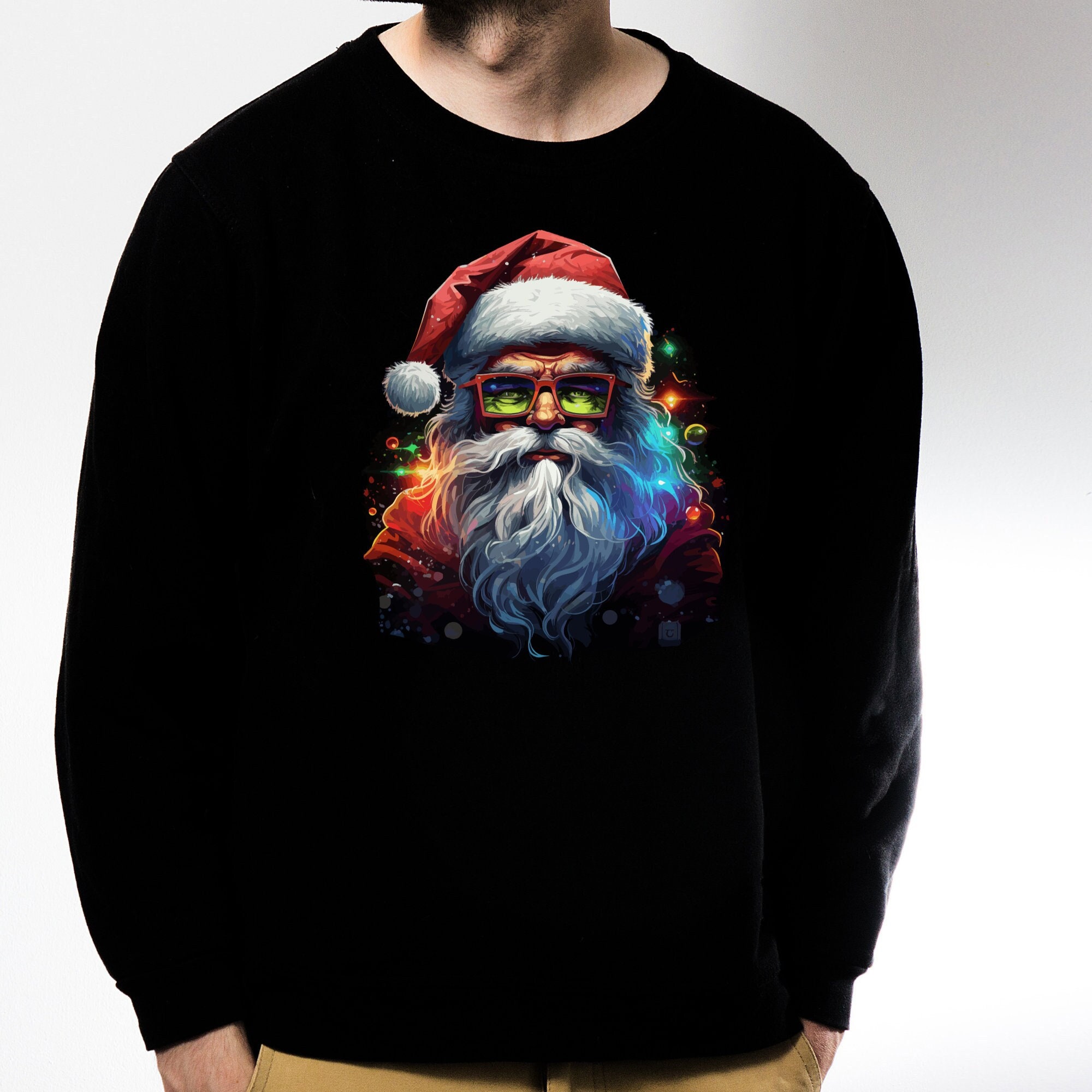 Santa SVG, Santa Face SVG, Cool Santa SVG, Christmas Svg, Santa Claus ...