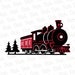 The North Pole Express Train Silhouette SVG Set, North Pole Express ...