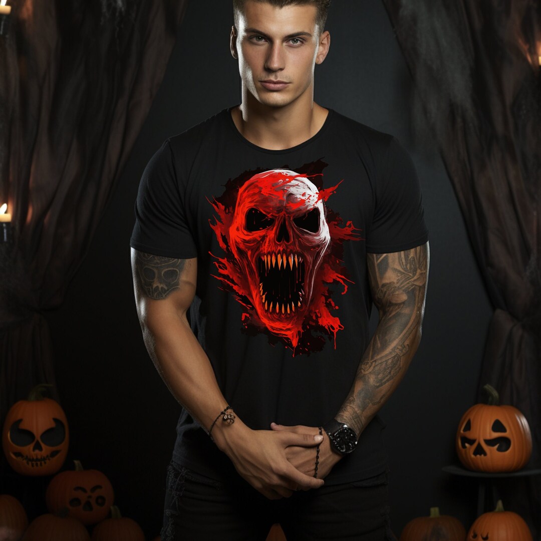 Horror Skull SVG, Halloween SVG Decorations, Halloween Spooky SVG ...