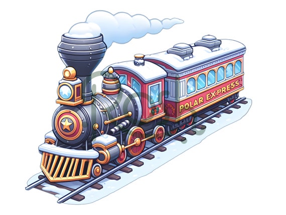 Dibujo Animado Del Tren Expreso Polar Expreso Polar PNG Imágenes