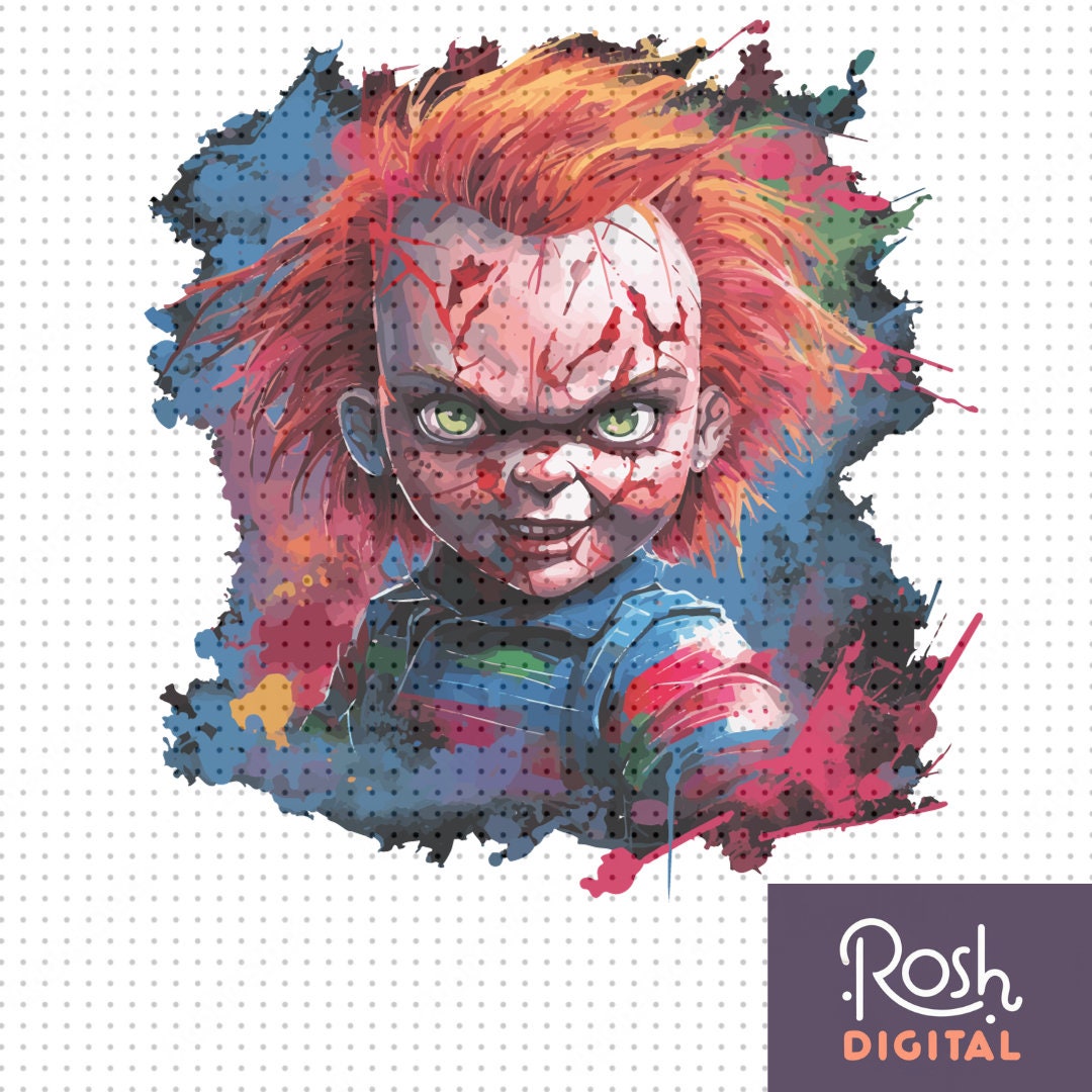 Angry Chucky SVG, Halloween SVG Decorations, Halloween Spooky SVG ...
