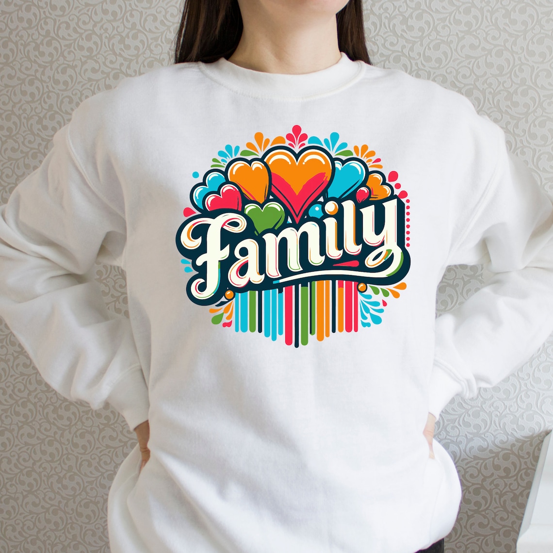 Retro Family Day PNG, Retro T-shirt Design Png, Family PNG, Family Day ...