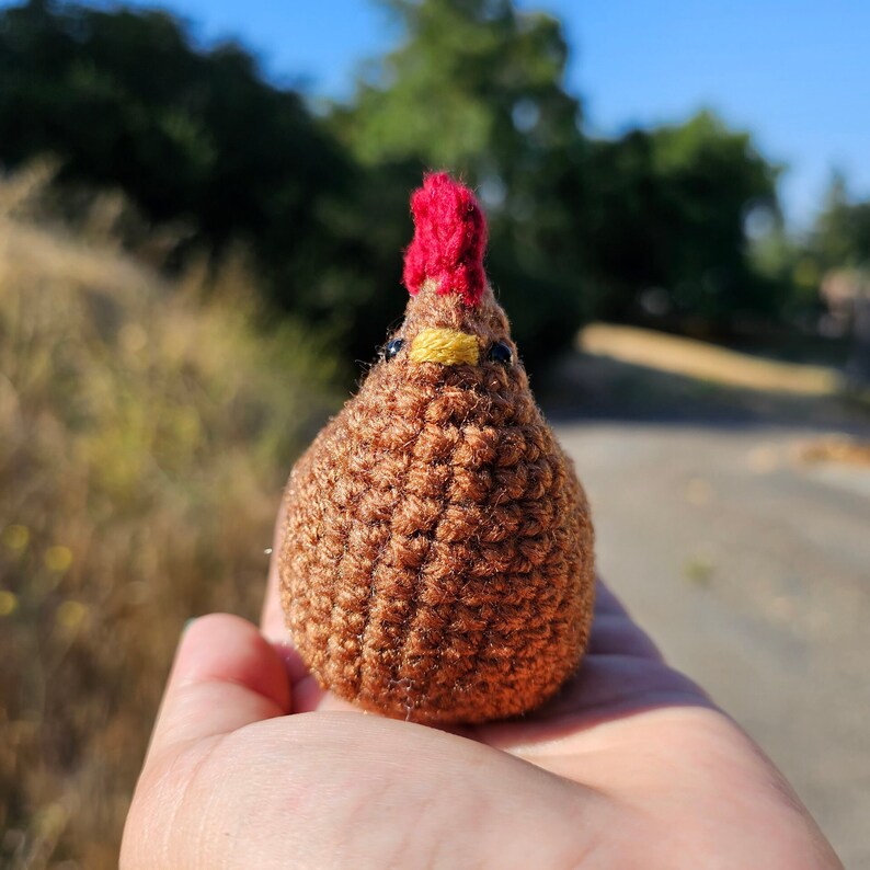 Mini Country Chicken Crochet Pattern - Etsy