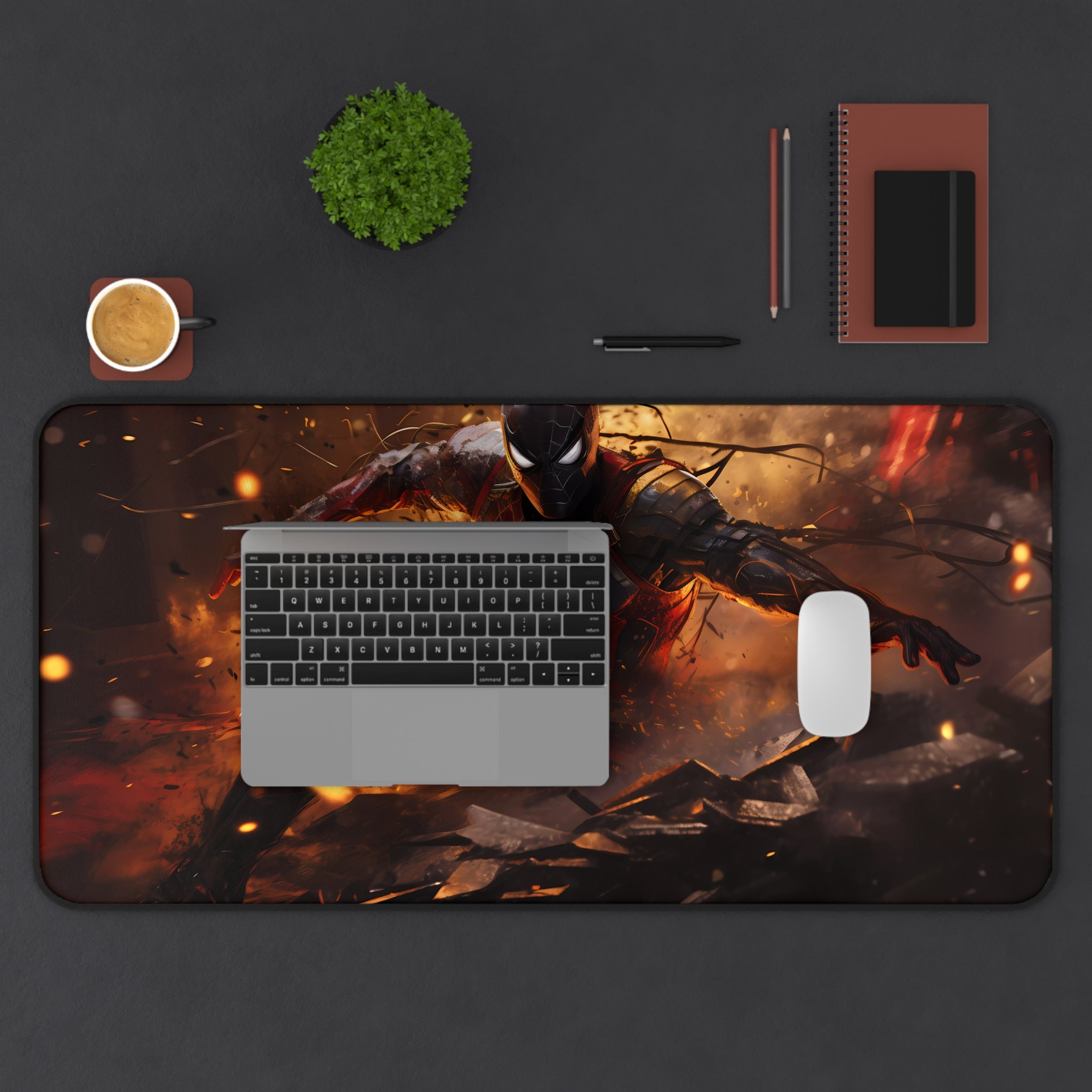 Medieval Spider-man Desk Mat, Avengers, Spiderman, Marvel, Superhero ...