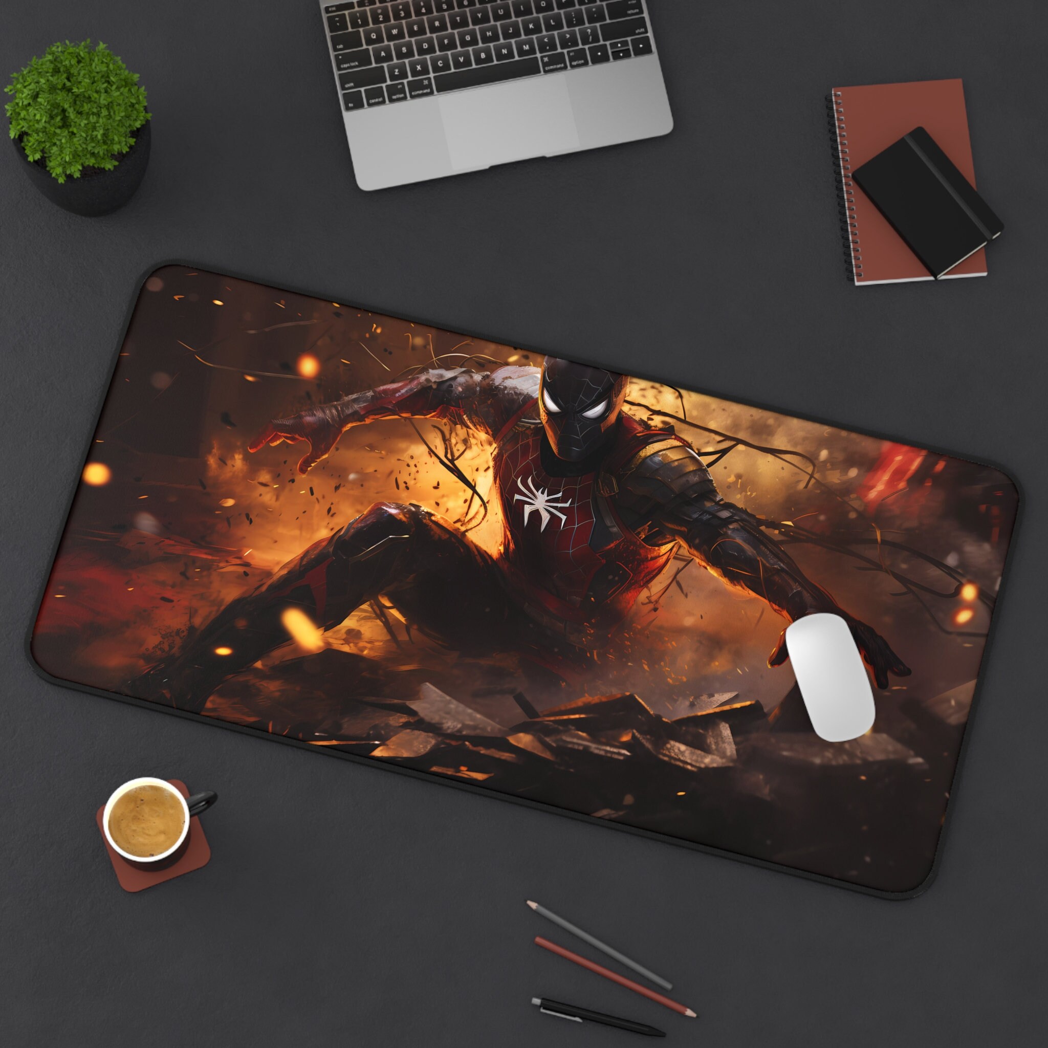 Medieval Spider-man Desk Mat, Avengers, Spiderman, Marvel, Superhero ...
