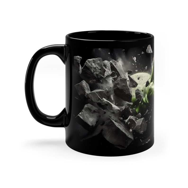 Hulk Logo 11oz Mug, Avengers, Superhero, Smash, Comic Book, Coffee ...