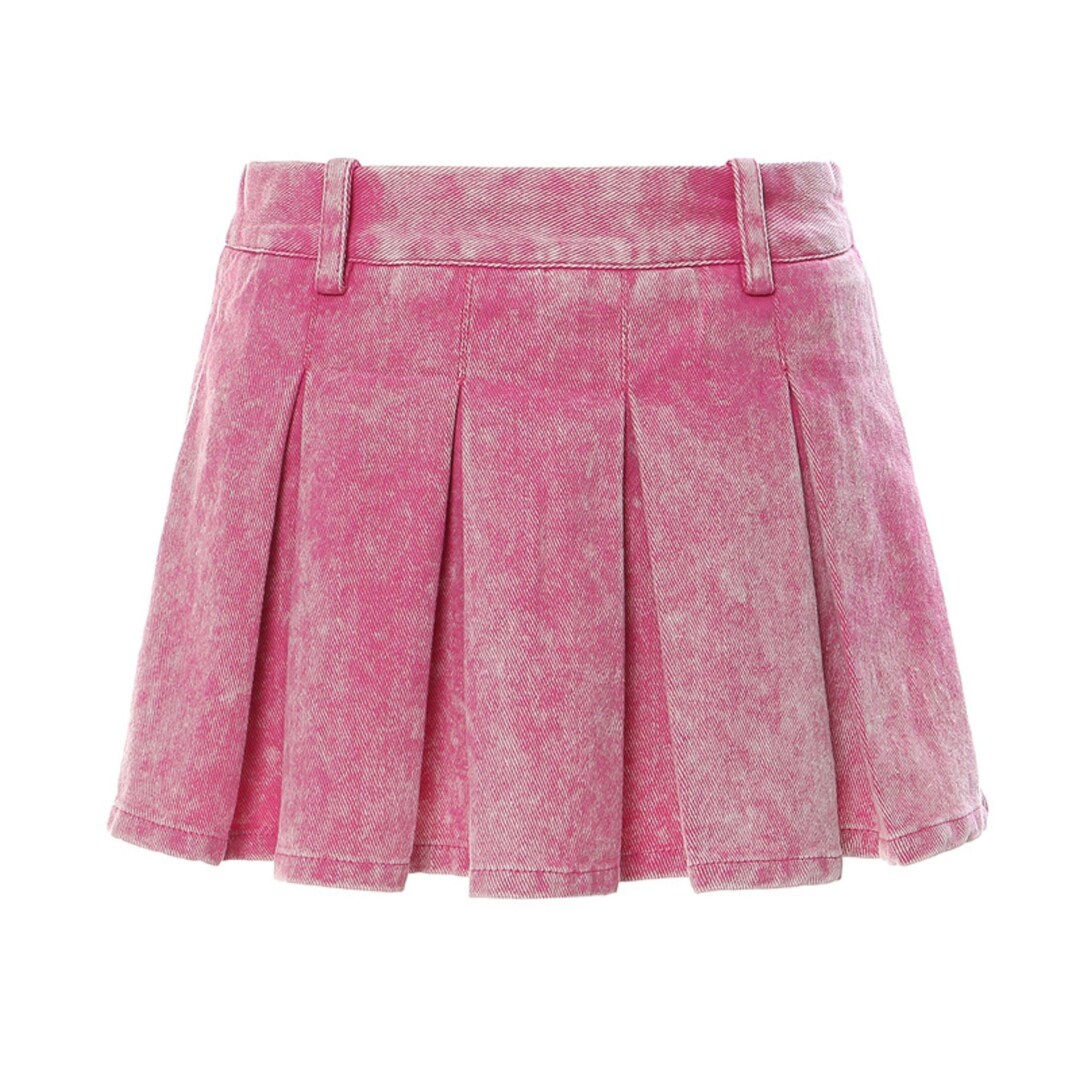 Pink Micro Mini Short Skirt, Women Mini Skirted Dress, Pink Long Dress ...