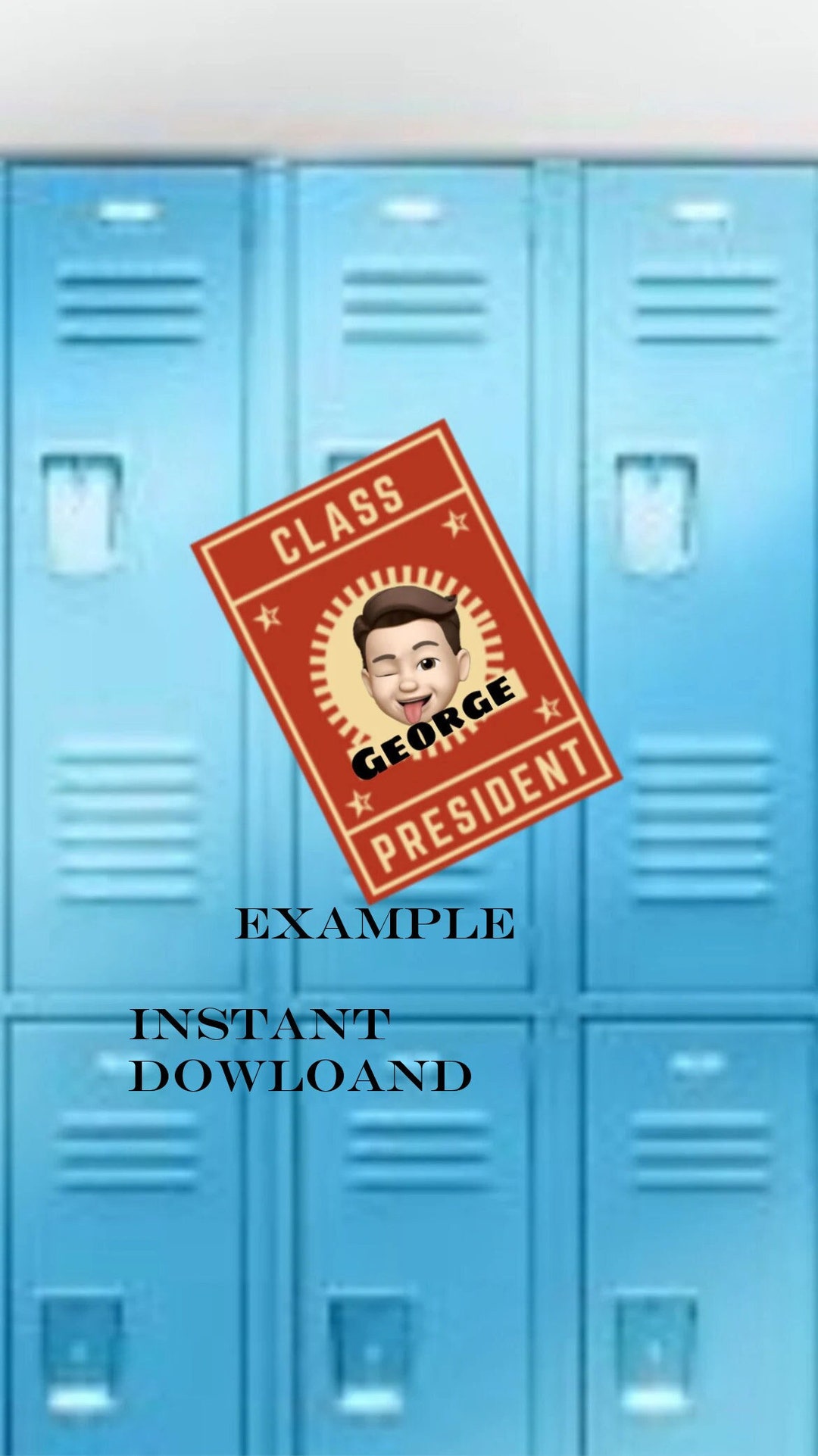 Class President Campaign Poster | School Election Poster | INSTANT ...
