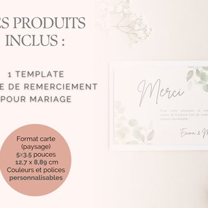 Thank You Card, Wedding Template, Boho, Eucalyptus, Fully Editable Card, Digital Download - Etsy