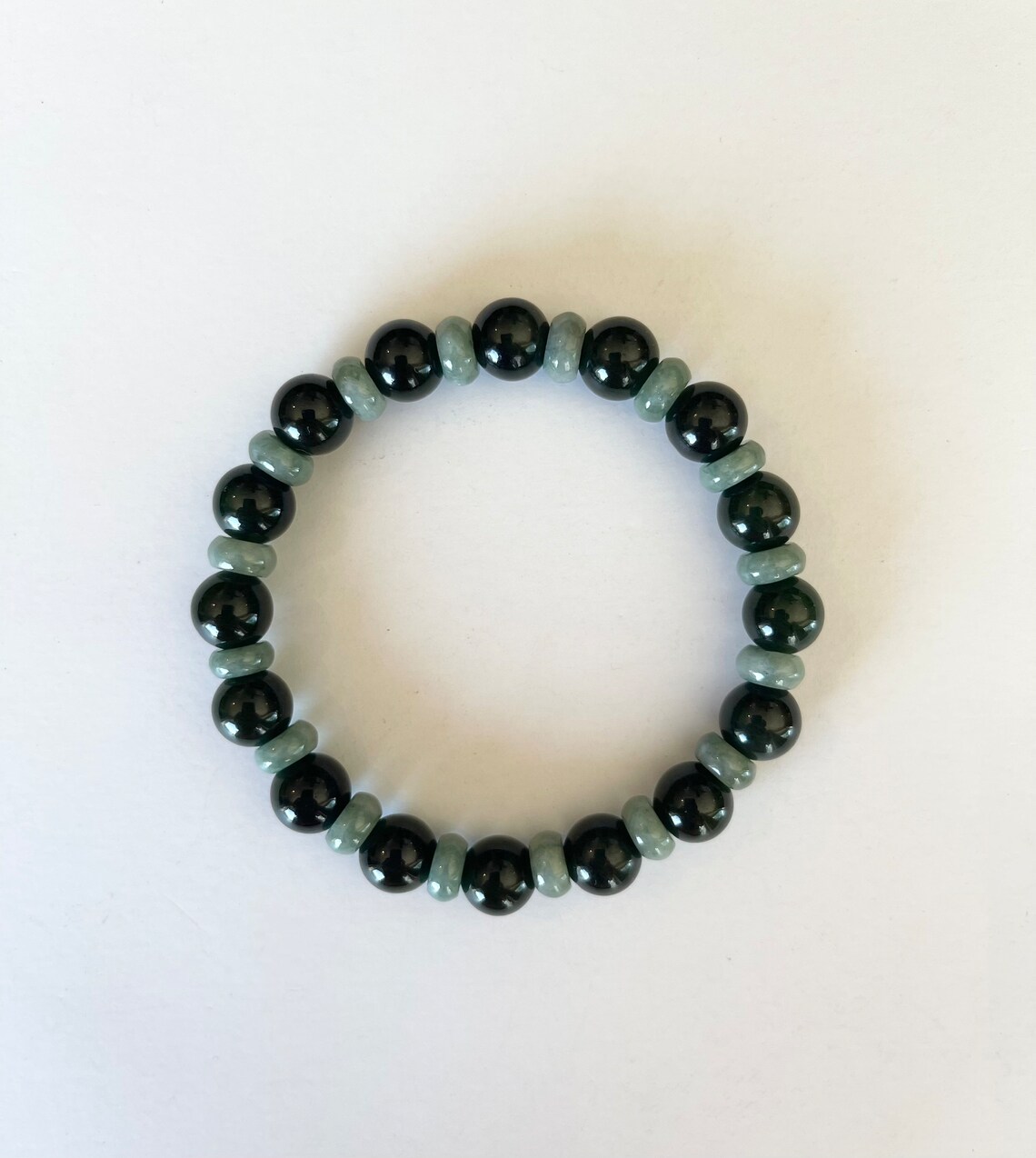 Jadeite & Nephrite Stretch Bracelet - Etsy