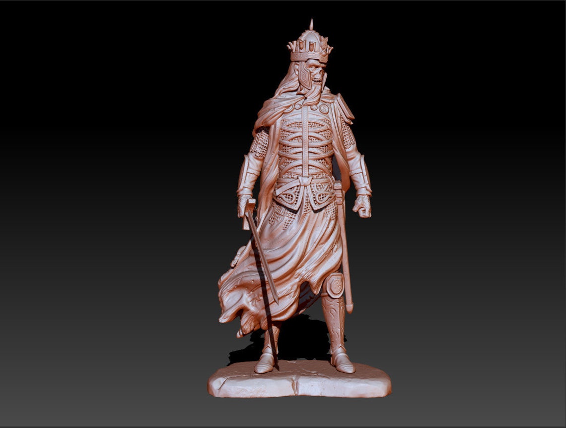 Lord of the Rings King of the Dead STL File - Etsy