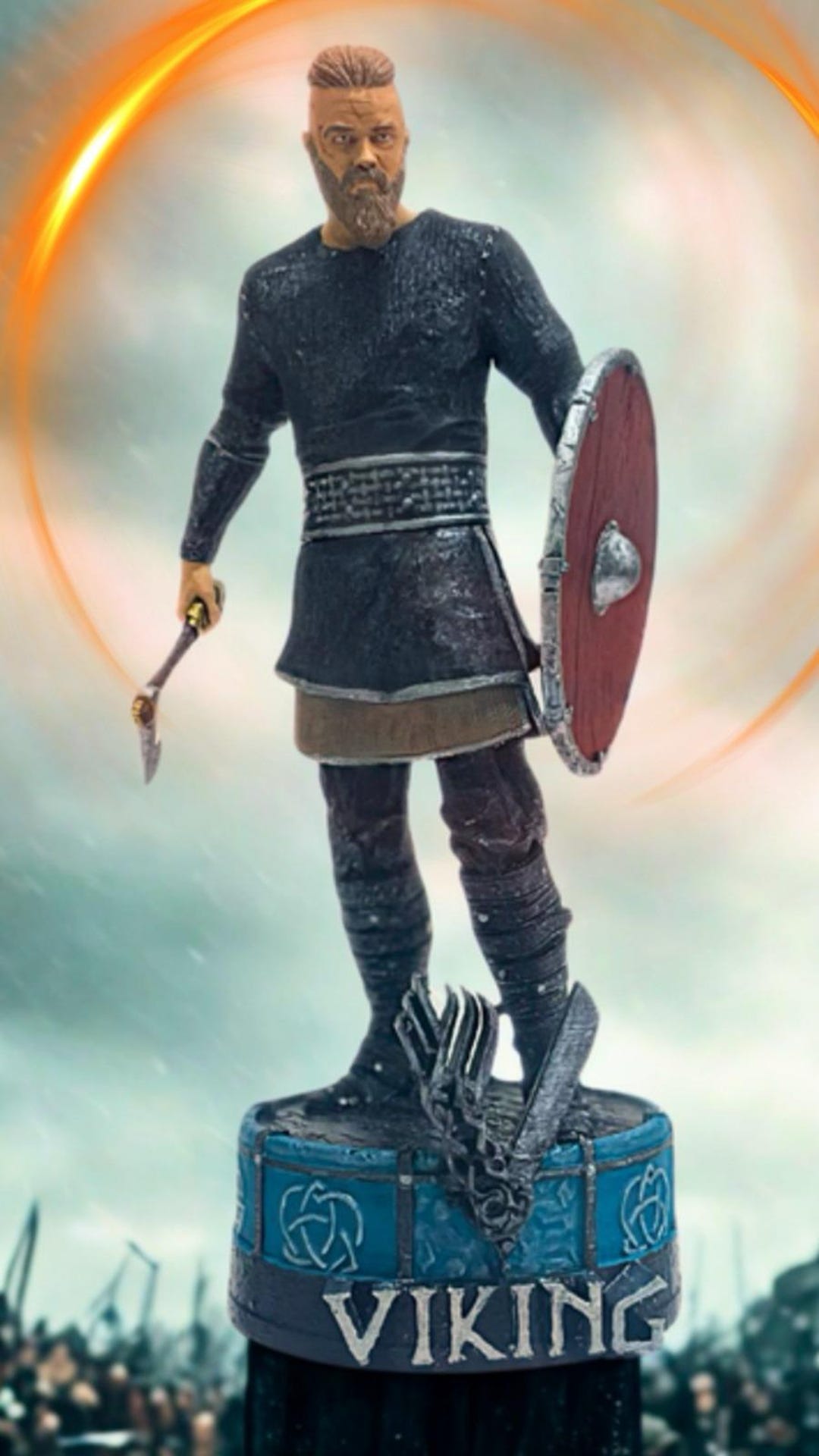 Ragnar Lodbrok Collectible 26 Cm Handcrafted Viking Statue Unique Gift ...
