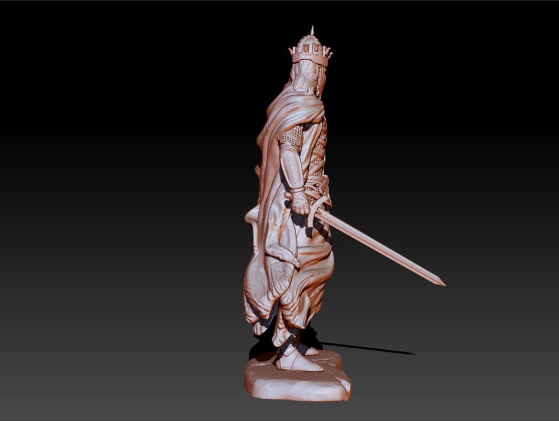 Lord of the Rings King of the Dead STL File - Etsy