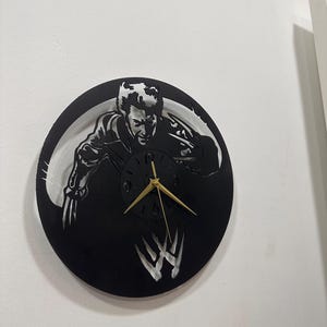 Wolverine Themed Laser Cut MDF Wall Clock Available in 20cm and 30cm - Etsy