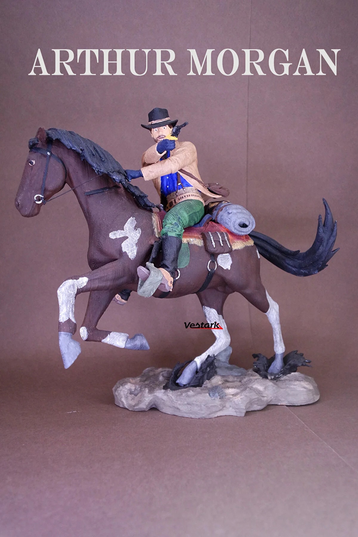 Arthur Morgan Character Figure 20 CM Handcrafted - Etsy