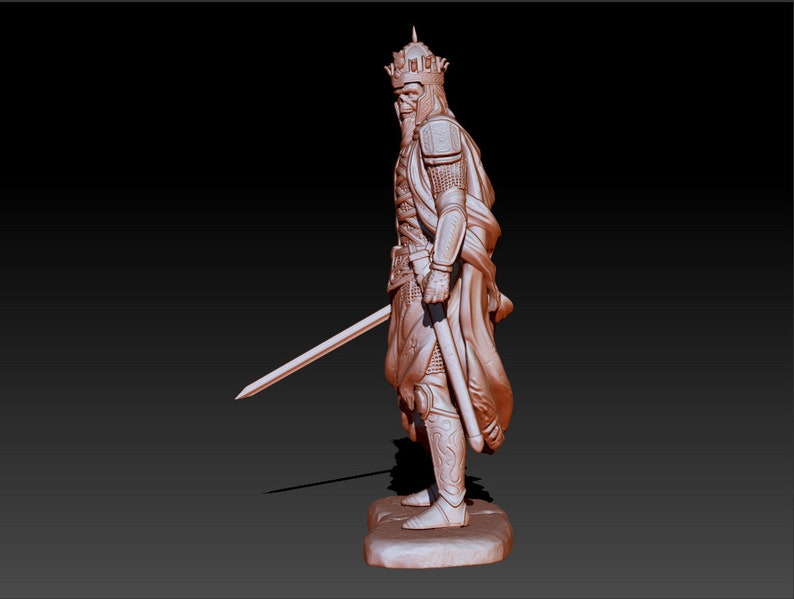 Lord of the Rings King of the Dead STL File - Etsy