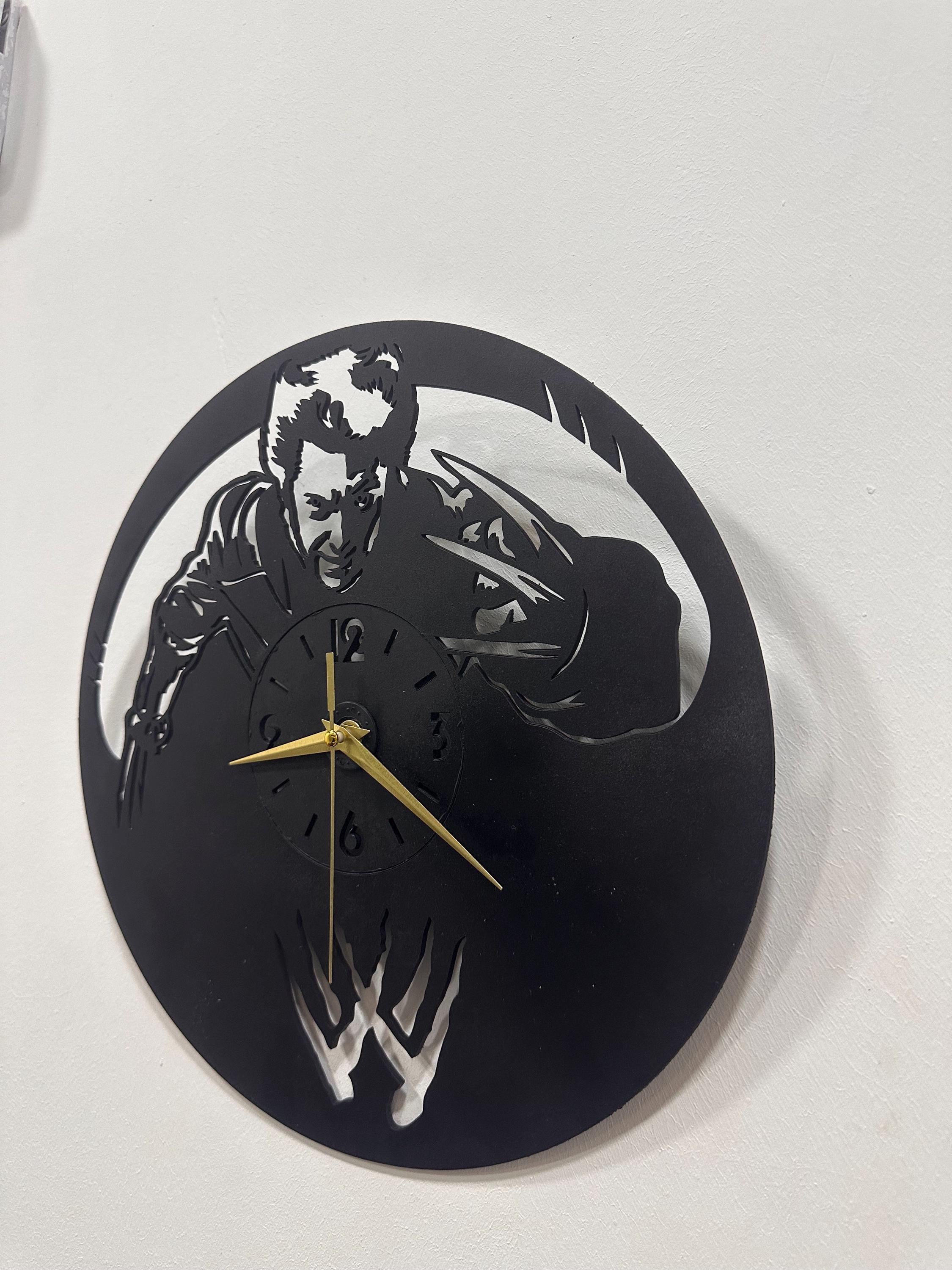 Wolverine Themed Laser Cut MDF Wall Clock Available in 20cm and 30cm - Etsy